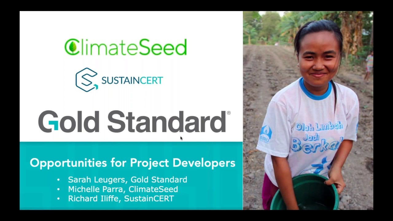 An introduction to the ClimateSeed Platform – Gold Standard for the ...