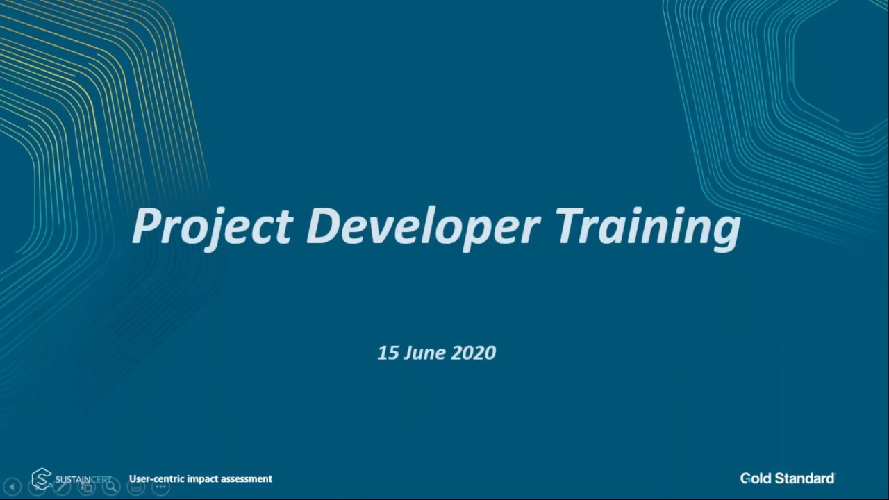 Standard Update Training Q2 – 2020 – Gold Standard for the Global Goals